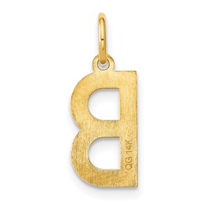 14K Gold Letter b Initial Pendant Dainty Personalized Pendant for ...