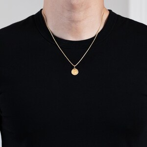 14k Gold St. Anthony Medal Pendant Charm-real Gold St. Anthony Medal ...