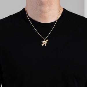 14K Gold Graduation Hat Charm Pendant- Real Gold Graduation Necklace ...