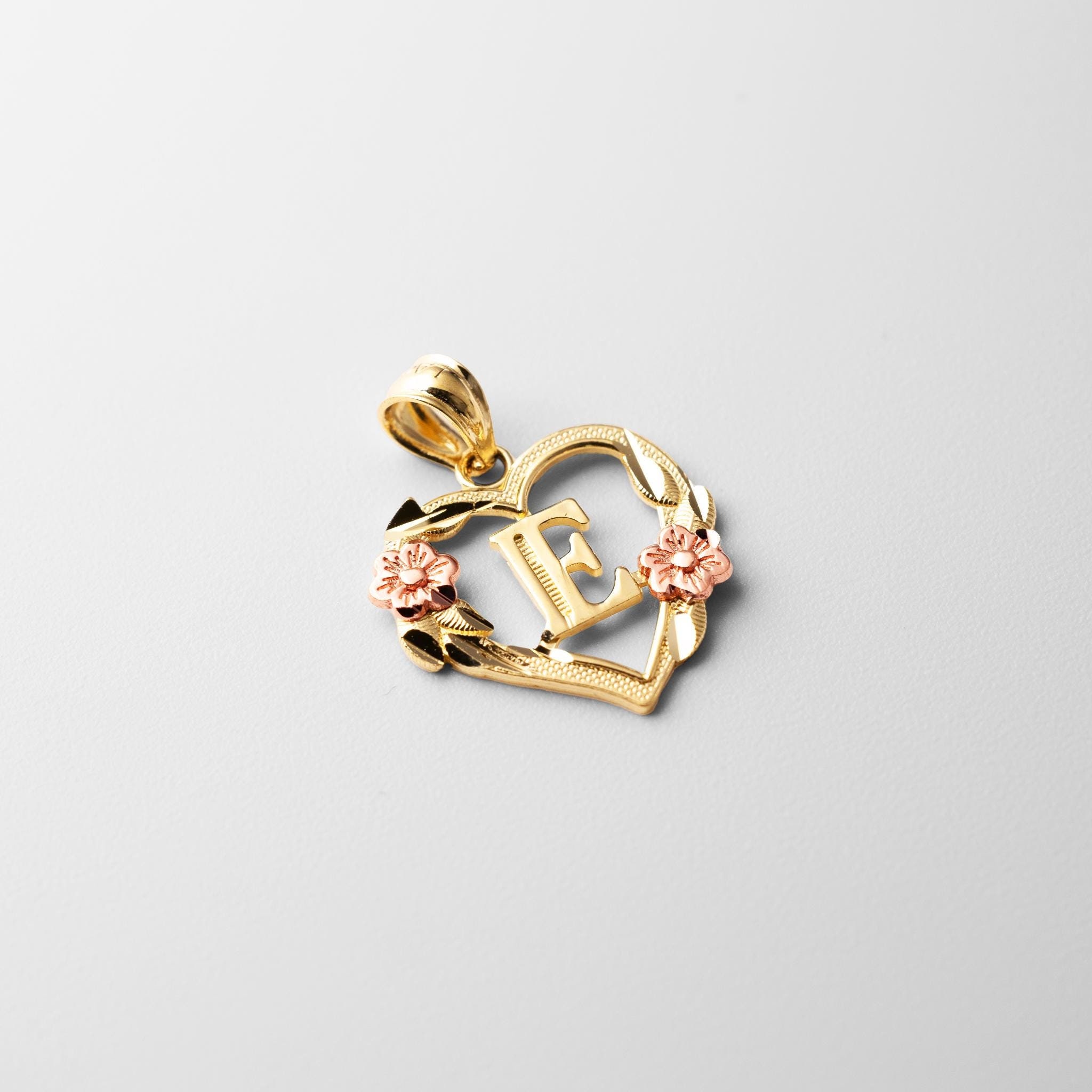 E heart necklace store
