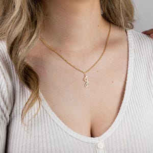 14k Gold "j" Initial Cursive Pendant Charm- Gold Initial "j" Necklace Charm - Etsy