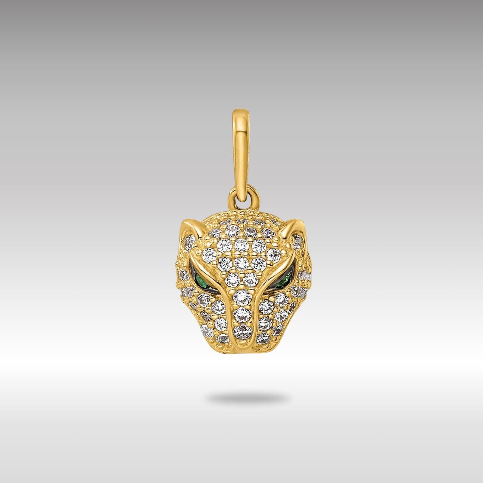 14K Solid Gold Lioness Head Pendant – Fierce & Elegant Wildlife ...