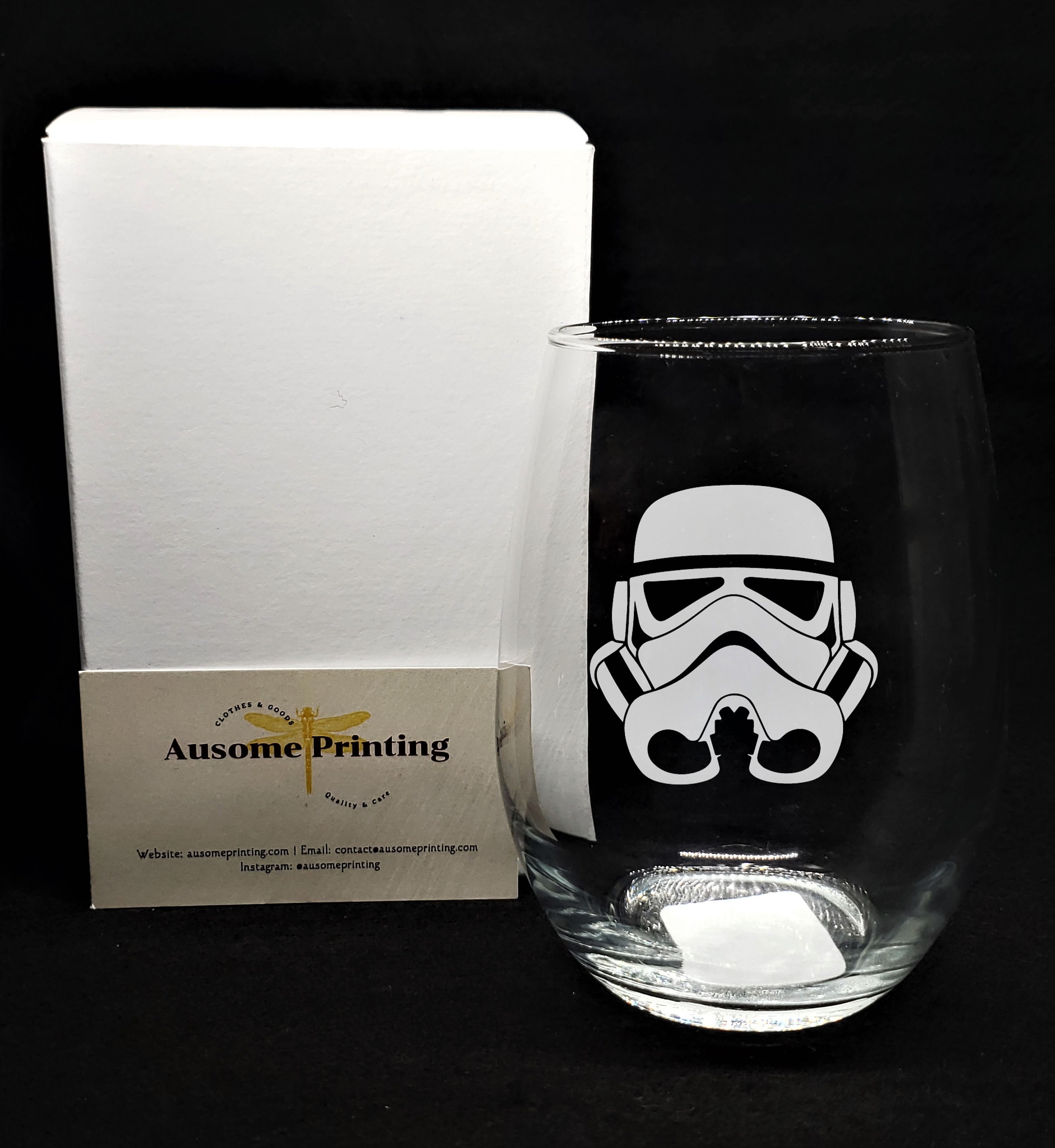 Star Wars Storm Trooper Shot Glass Wine Glass Whiskey Glass - Etsy