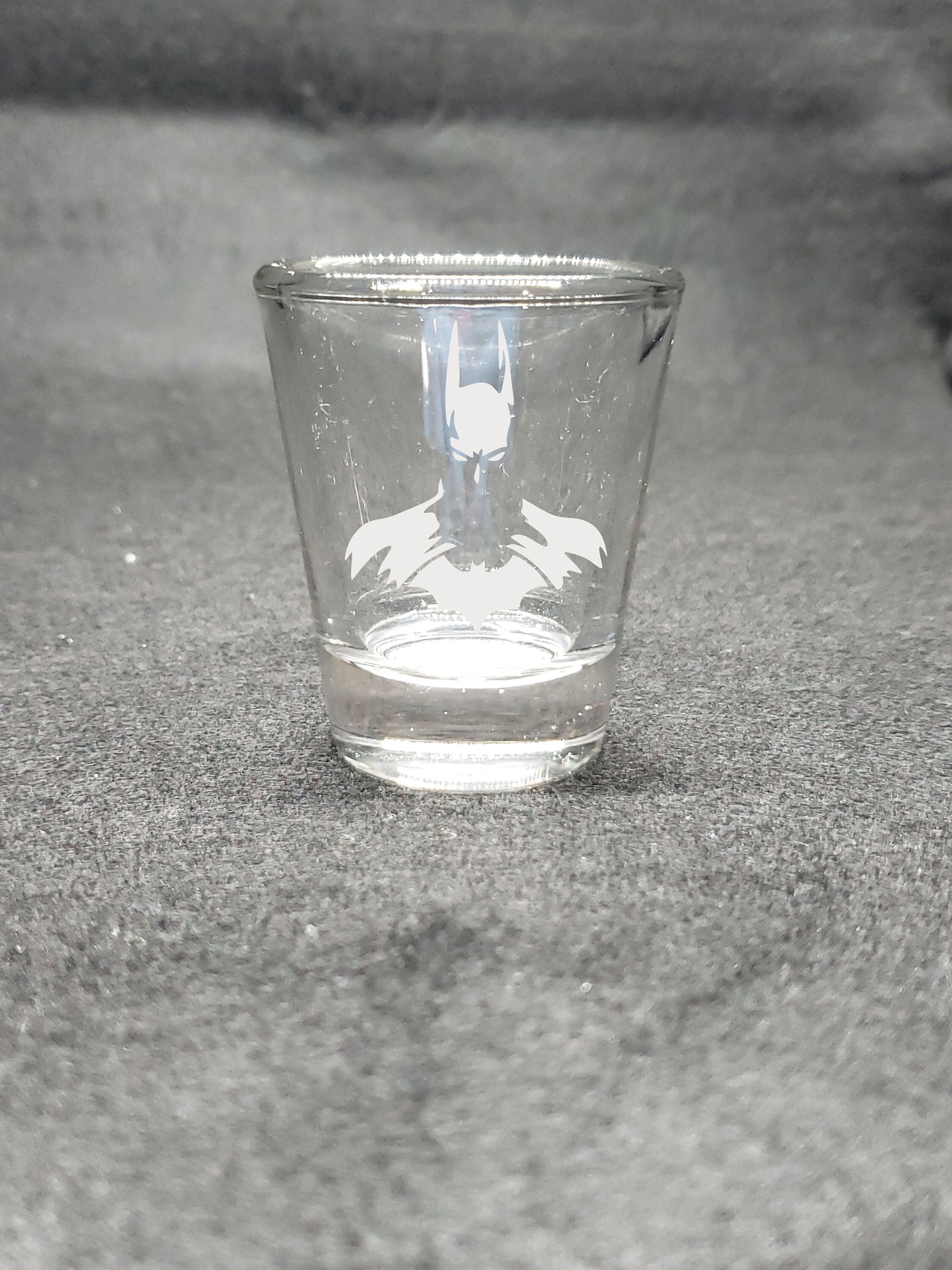 Batman Inspired Etched Shotglass Beer Pint Mug Whiskey - Etsy