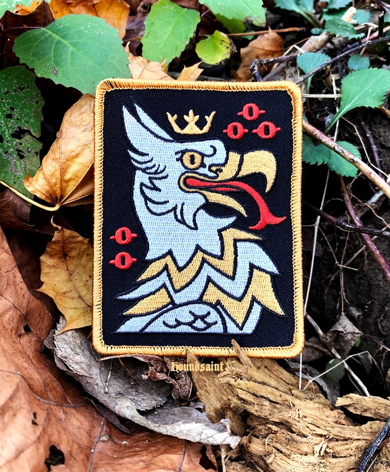 Embroidered Patches: Unicorn & Griffin - Etsy
