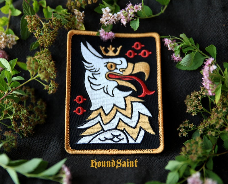 Embroidered Patches: Unicorn & Griffin - Etsy