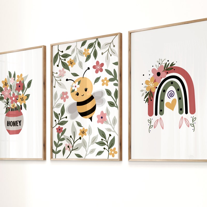 Bumble Bee Art - Etsy