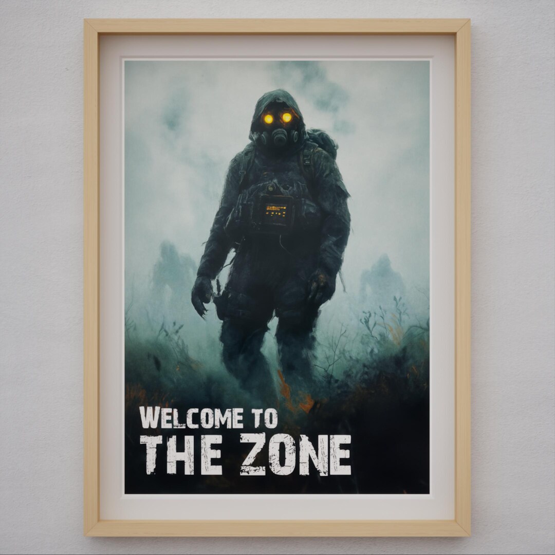 Welcome to the Zone - Stalker Poster With Atmospheric Sci-fi Artwork ...