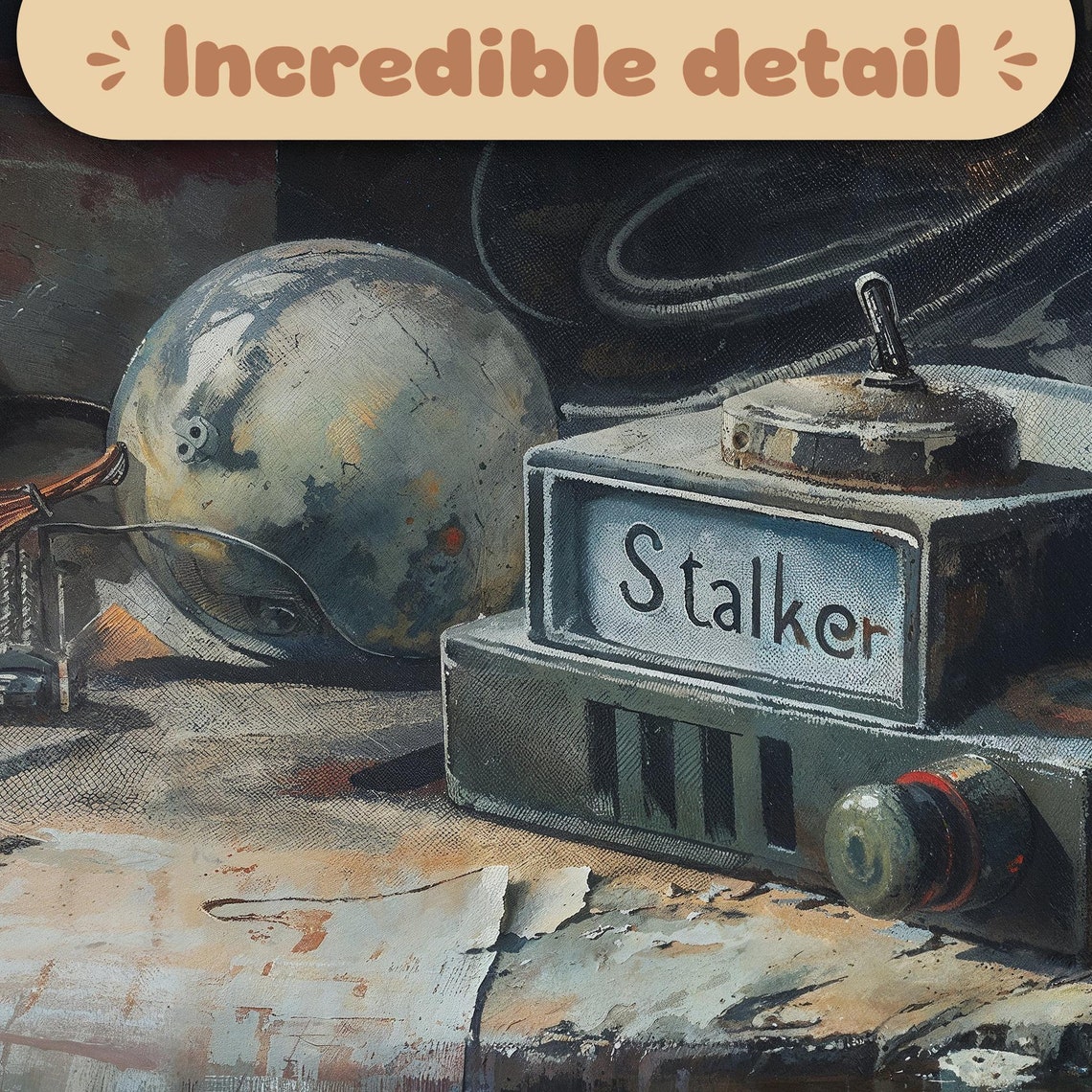 Stalker Inspired Post-apocalyptic Cat Poster Radioactive Kitten ...