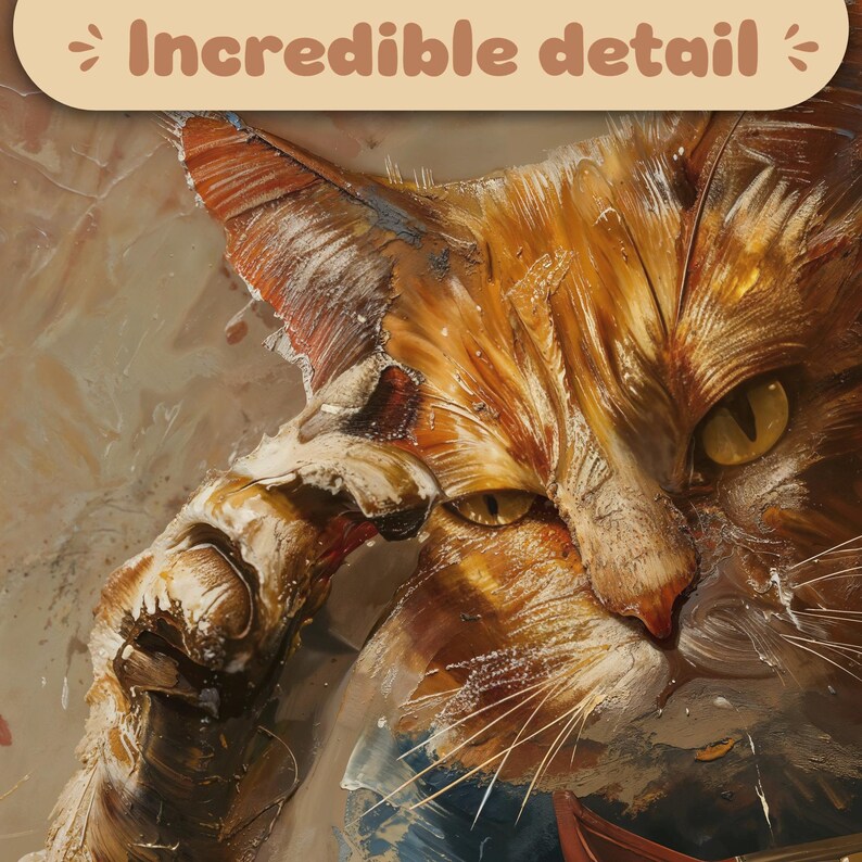 Wasteland Survivor Cat Mutant Poster | Post-apocalyptic Sci-fi Art ...
