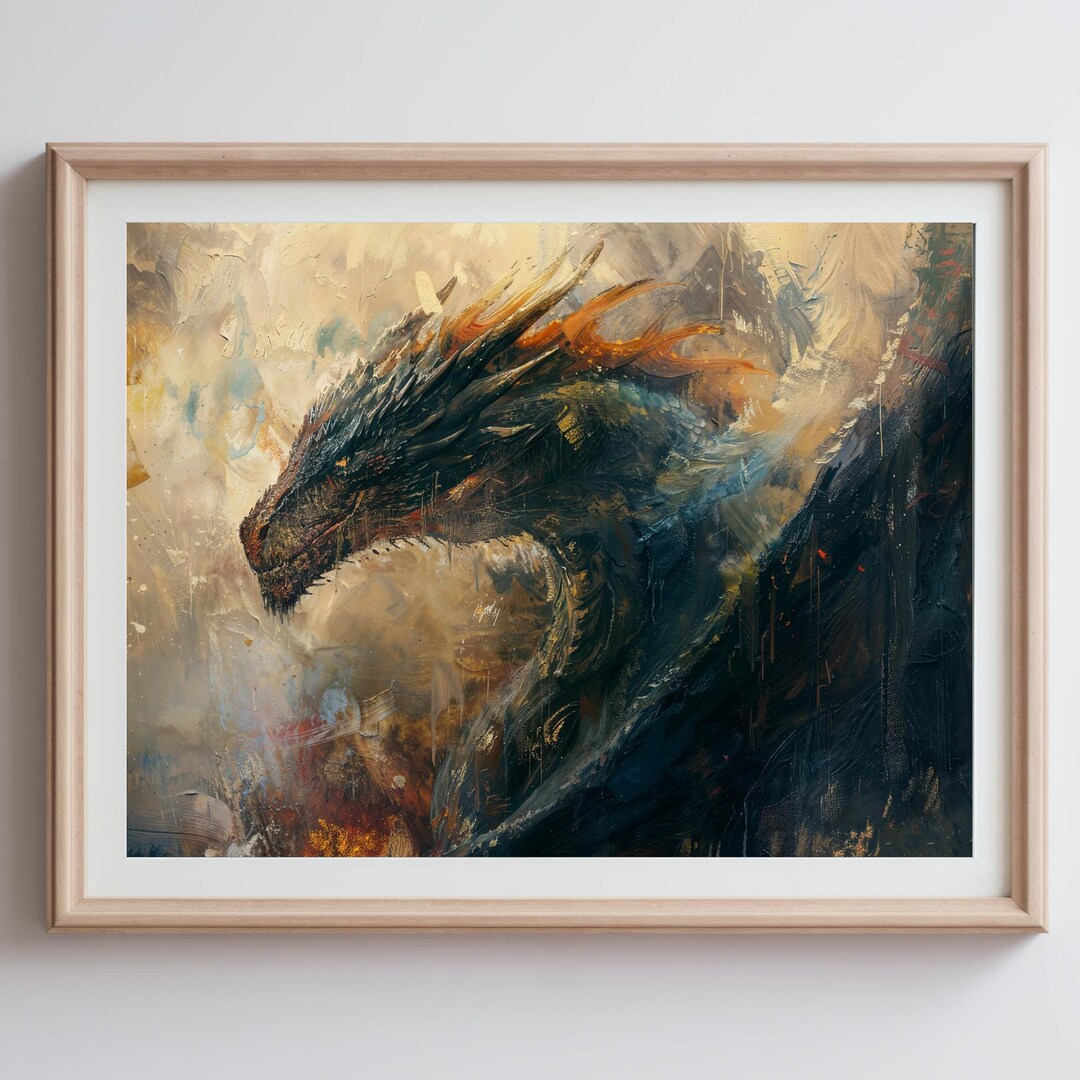 Epic Dragon Poster Print - Dragon Inspired Poster | Fine Art Print ...