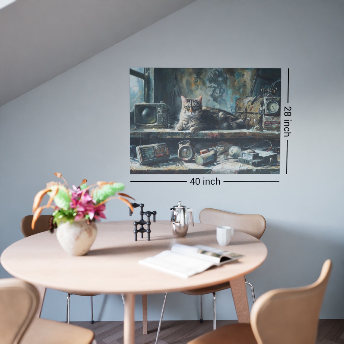 Stalker Inspired Post-apocalyptic Cat Poster Radioactive Kitten ...