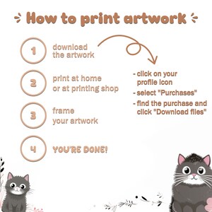 Charming Tabby Cat Digital Print - Printable Cat Nap Artwork - Perfect ...