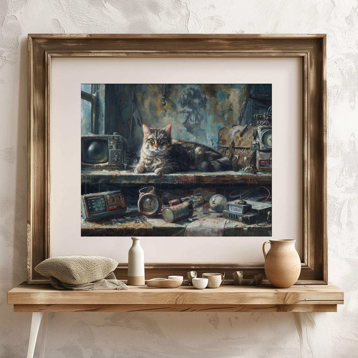 Stalker Inspired Post-apocalyptic Cat Poster Radioactive Kitten ...