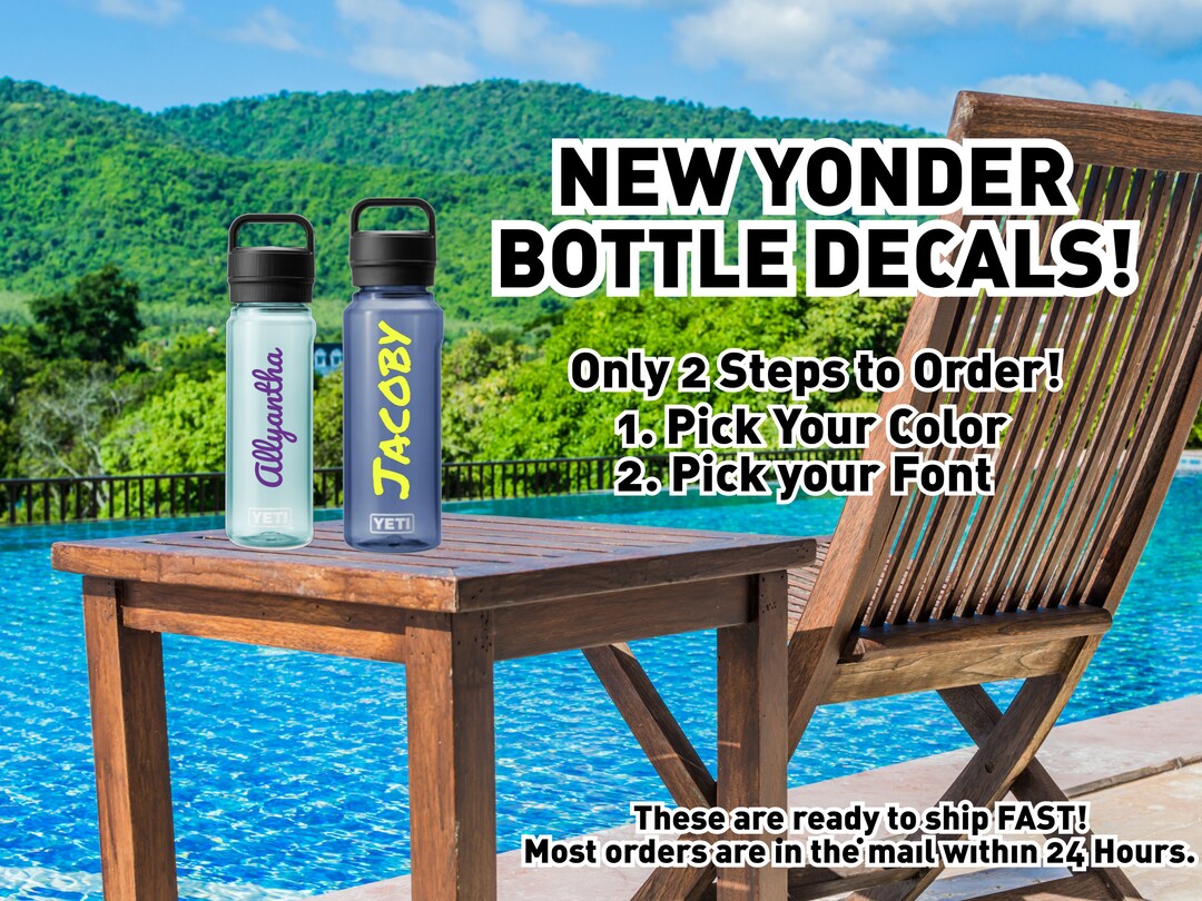 Name Tag for Your YETI Yonder Water Bottle - Etsy