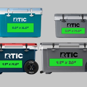 Custom Decal Name Tag for Your Cooler or TUMBLER Make Your Own ...