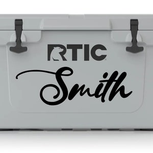 Custom Decal Name Tag for Your Cooler or TUMBLER Make Your Own - Etsy
