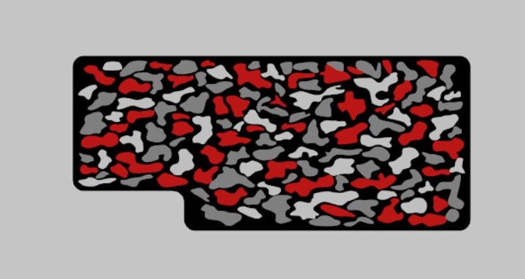 Go Box 1 Camo Go Box Lid Decal: Personalized State, Heavy Duty ...