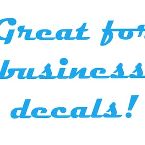Custom Really Big Vinyl Decals Multiple Colors to Choose From! - Etsy