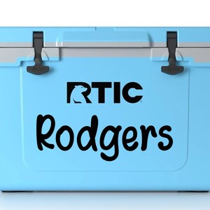 Custom Decal Name Tag for Your Cooler or TUMBLER Make Your Own - Etsy