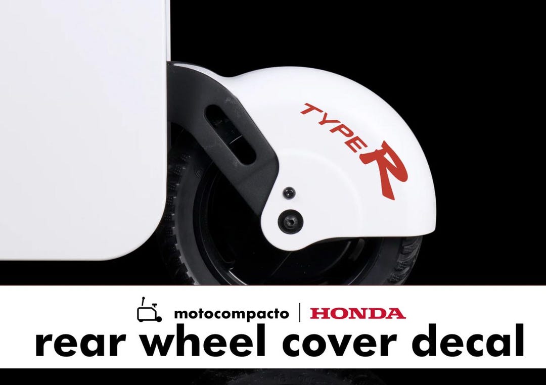 Rear Wheel Logo 2023-2024 Honda Motocompacto Decals - Etsy