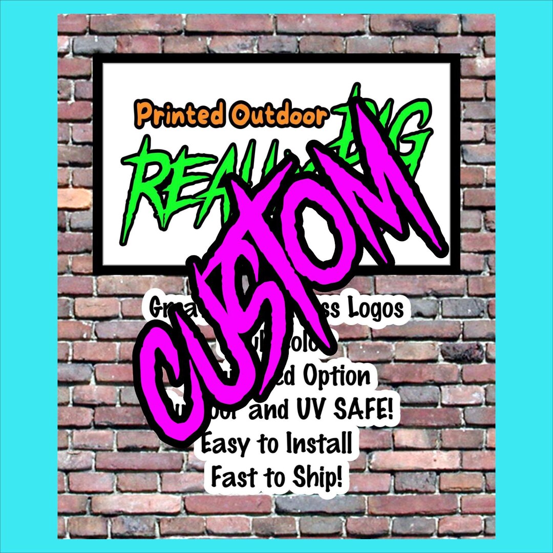 Custom Printed and Laminated With HTV Cut Out - Etsy