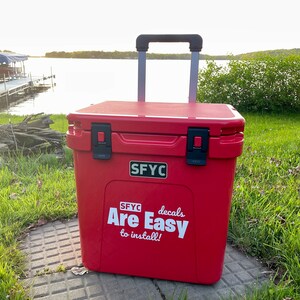 Custom Decal Name Tag for Your Cooler or TUMBLER Make Your Own ...