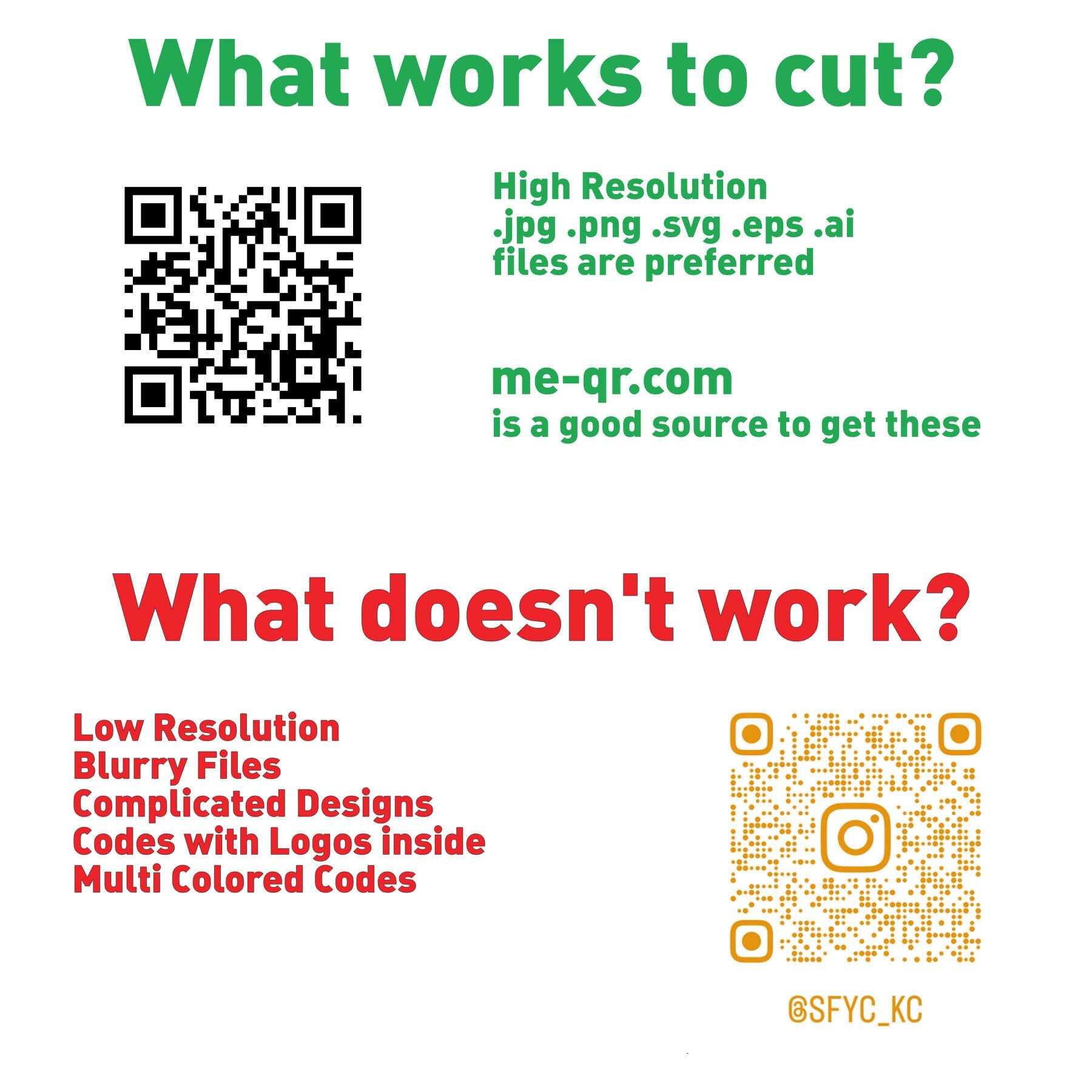 Custom Printed QR Code Vinyl Sticker - Waterproof Outdoor Decal - Etsy