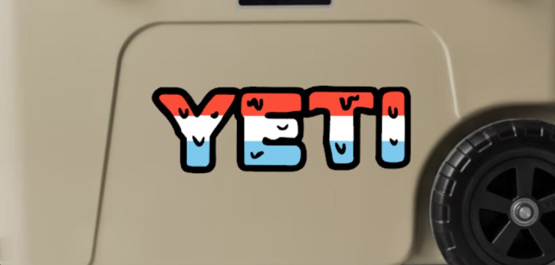 Red White Blue Bomp Pop Sticker Custom Design Vinyl Sticker Make Your ...