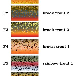 Custom FISH Patternyeti Lid Overlay. Trout Patterns Waterproof Overlays ...