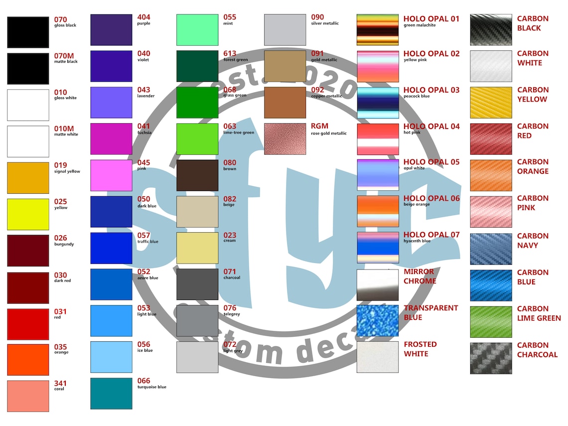 Custom Vinyl Decal. Multiple Colors to Choose From - Etsy