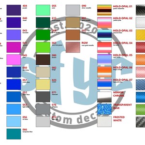 Custom Vinyl Decal. Multiple Colors to Choose From - Etsy