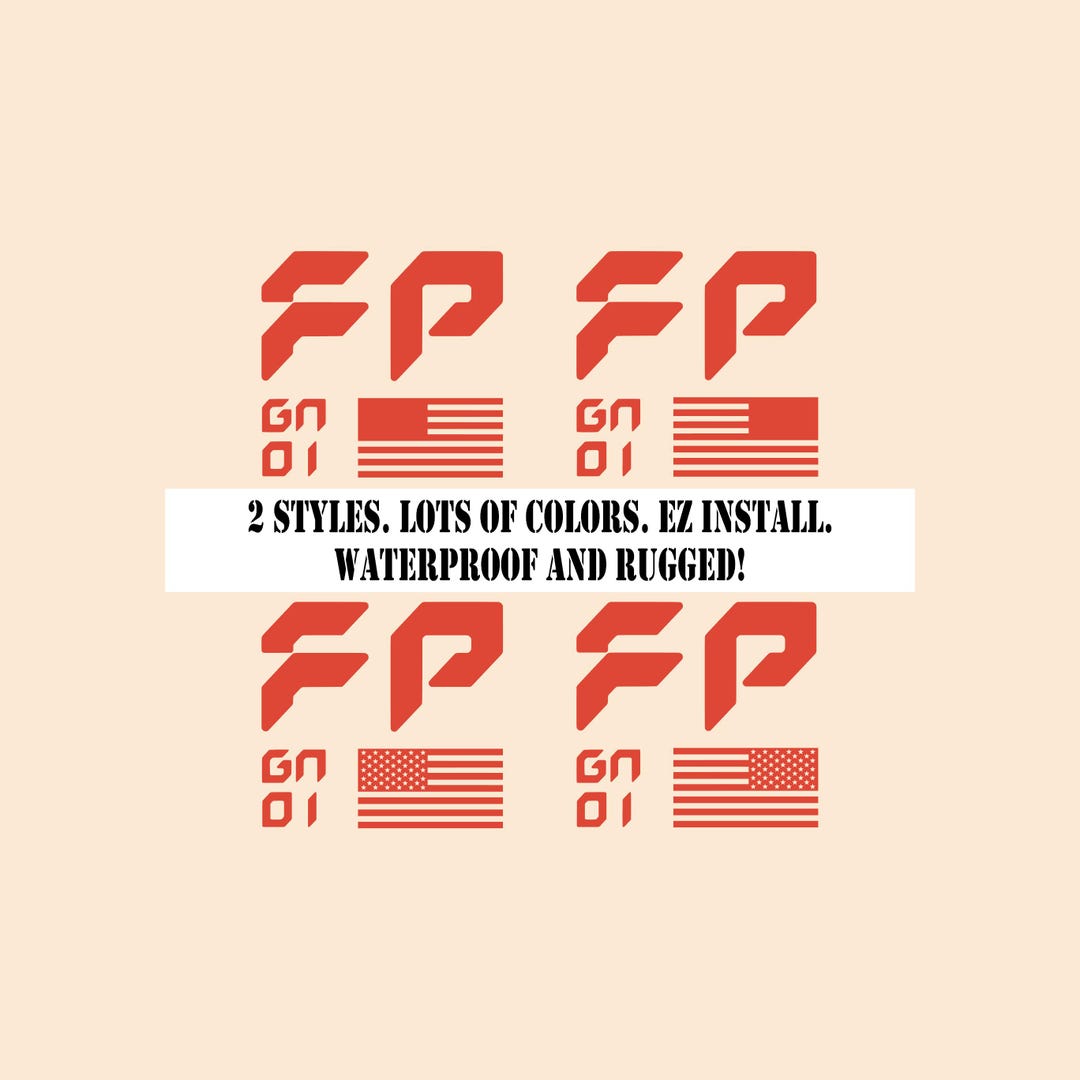 Ford Performance FP Gen 01 Decals 2010-2014 Customize Your Bronco ...