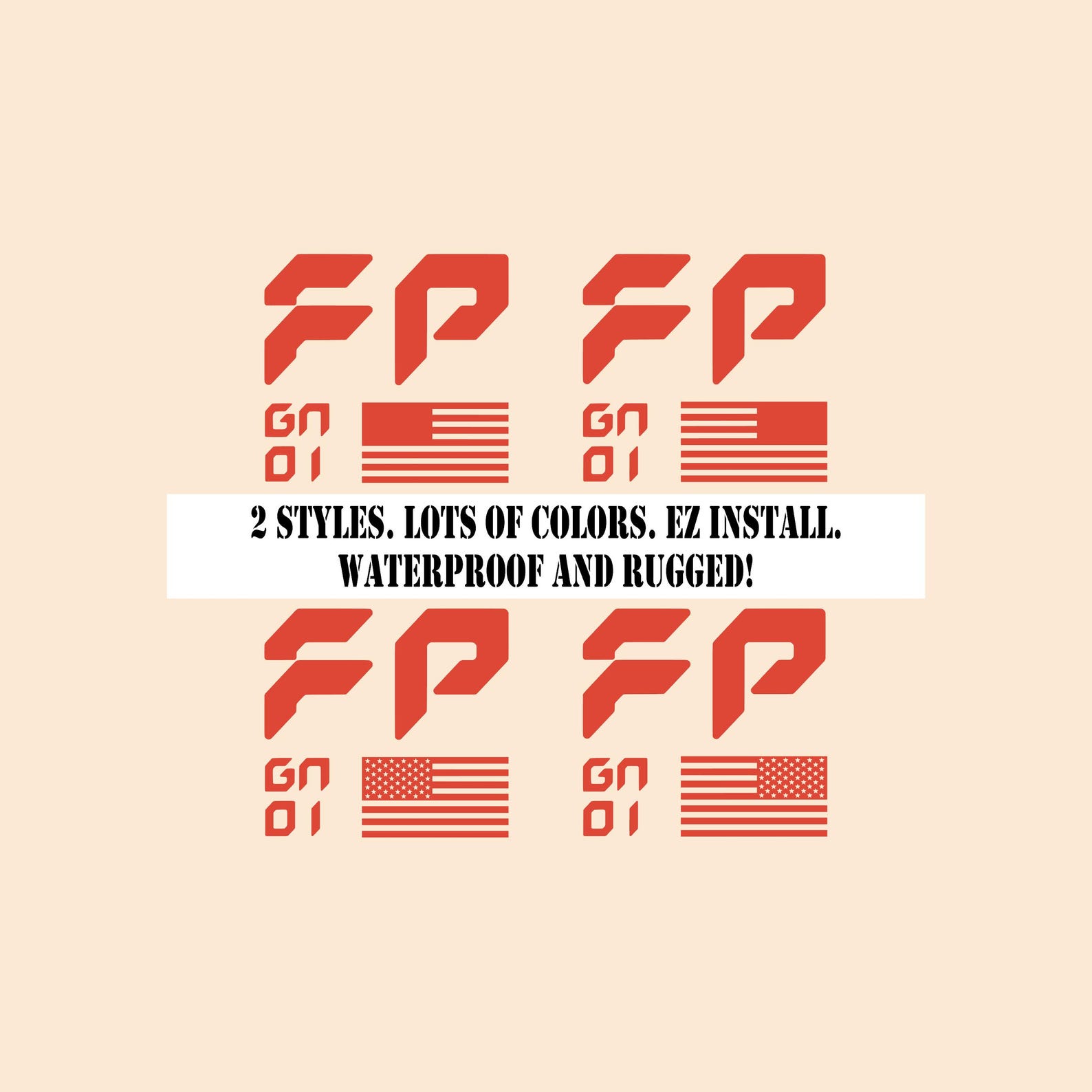 Ford Performance FP Gen 1 Decals: Bronco, Ranger, Raptor, F150 - Etsy