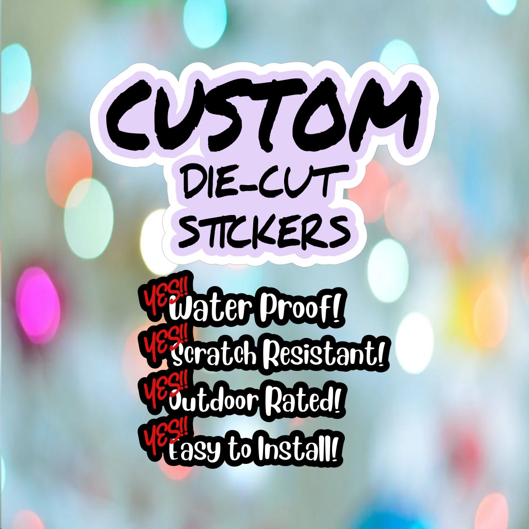 Waterproof Logo Sticker Make Your Own Personalized Sticker. - Etsy
