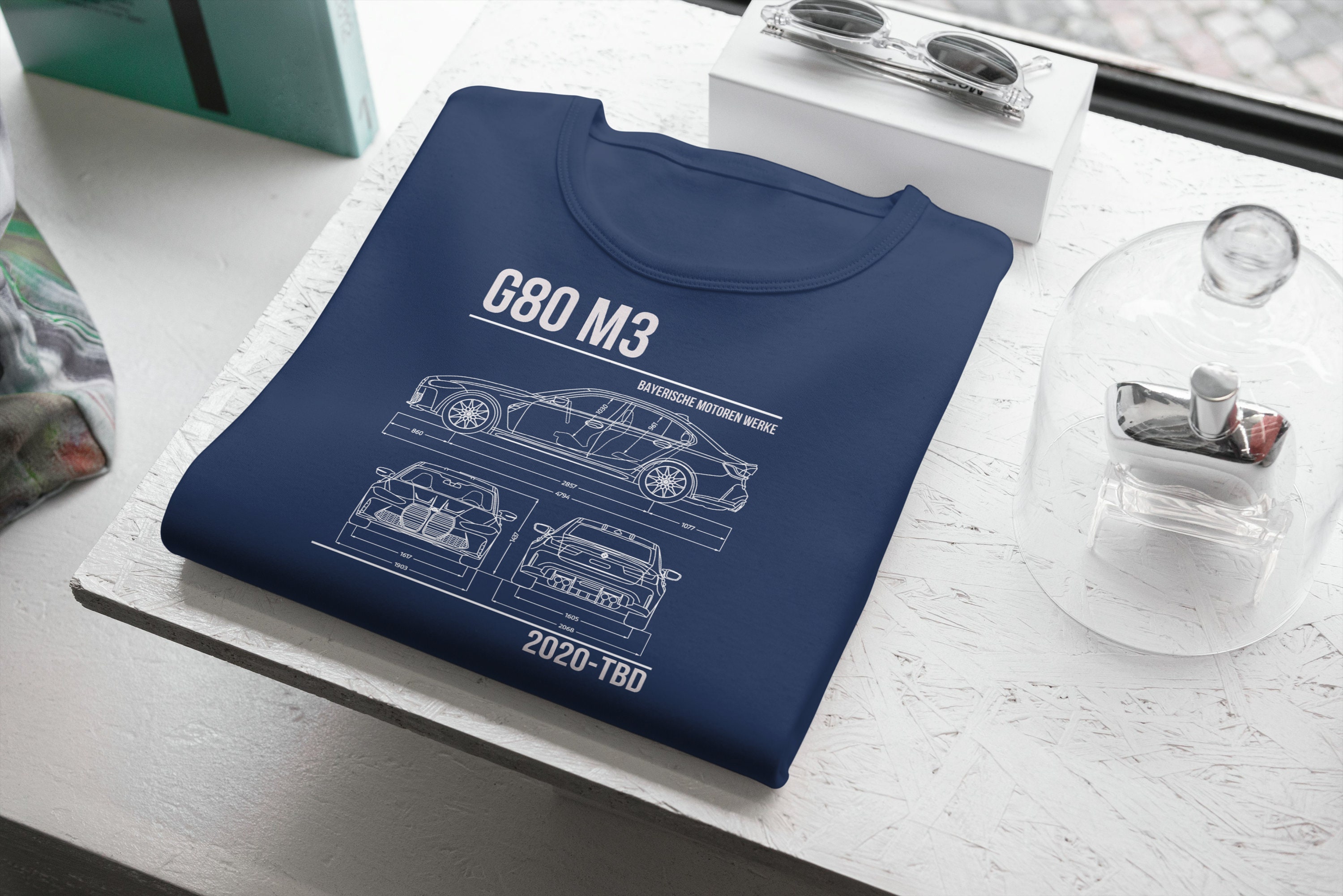 BMW G80 M3 Blueprint Shirt - Etsy