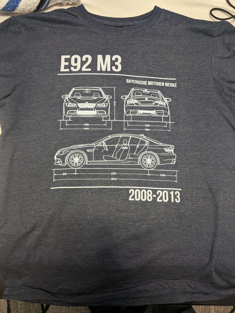 BMW E86 Z4 M Blueprint Shirt - Etsy
