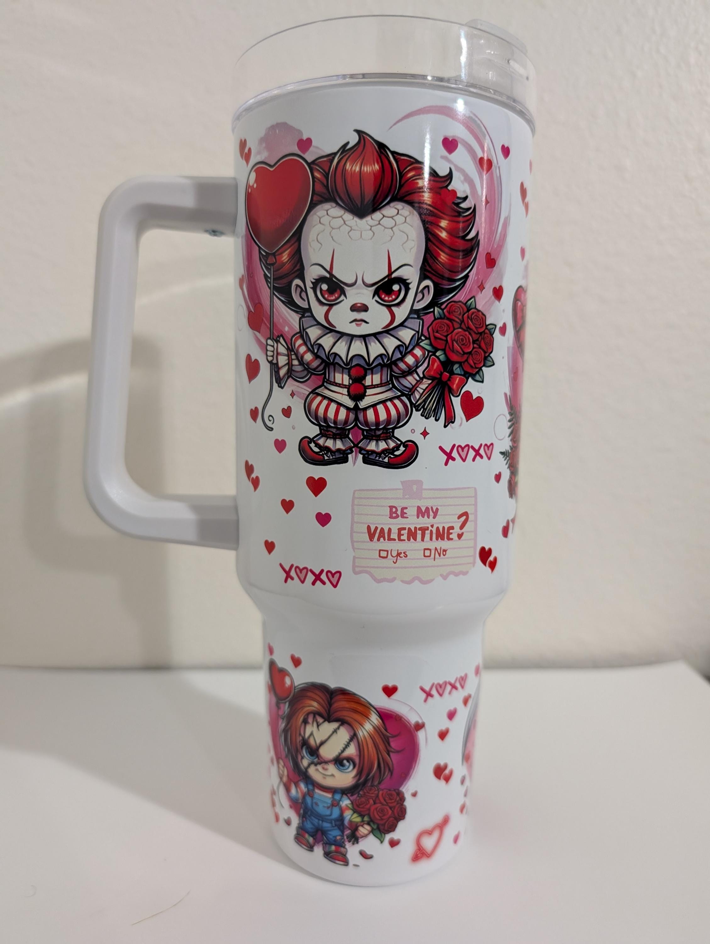 40 Oz Stanley Style, Cute, Serial Killers, Love, Glow in the Dark ...