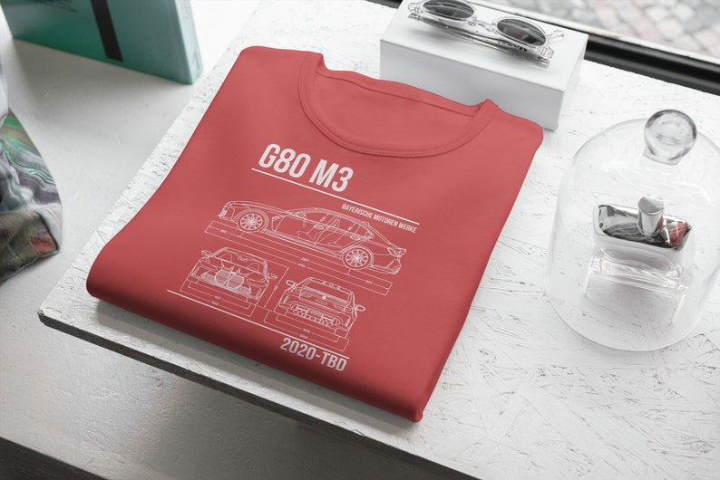 BMW G80 M3 Blueprint Shirt - Etsy
