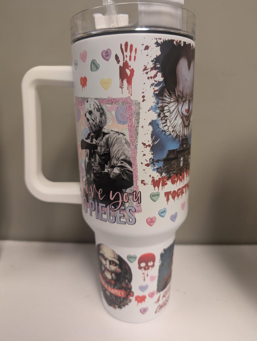 40 Oz Stanley Style Cute, Serial Killers, Love, Glow in the Dark ...