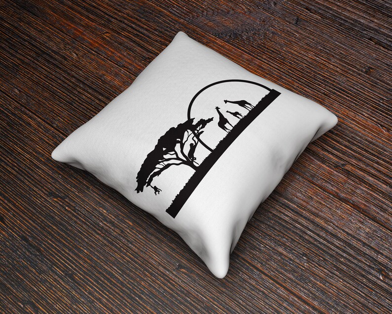 Safari Sunset SVG Bundle Safari Scene African Wildlife | Etsy