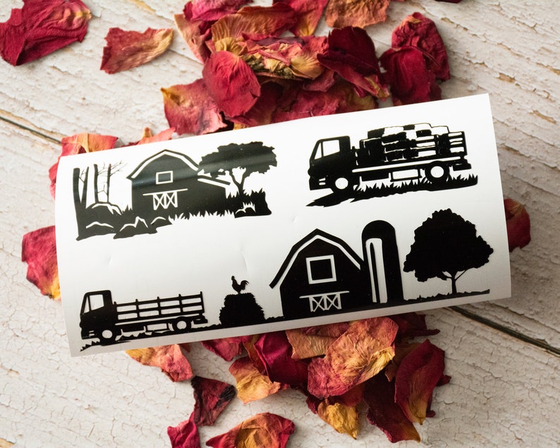 Farm Scene SVG Bundle, Farming Svg, Farm Life Clipart, Farm Barn Truck ...
