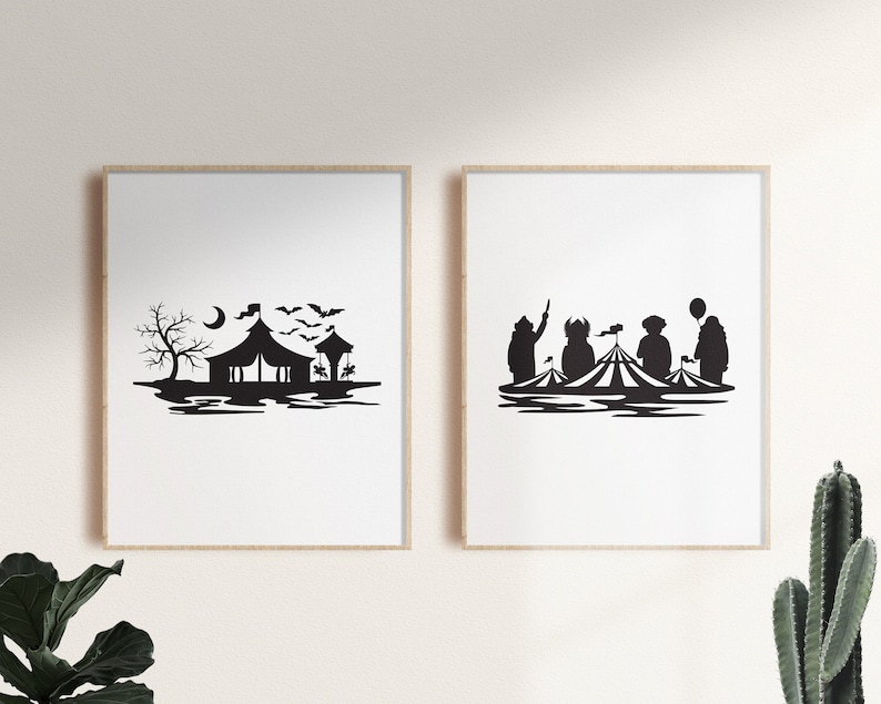 Killer Clown Svg Bundle Haunted Circus Silhouette Scary Evil - Etsy