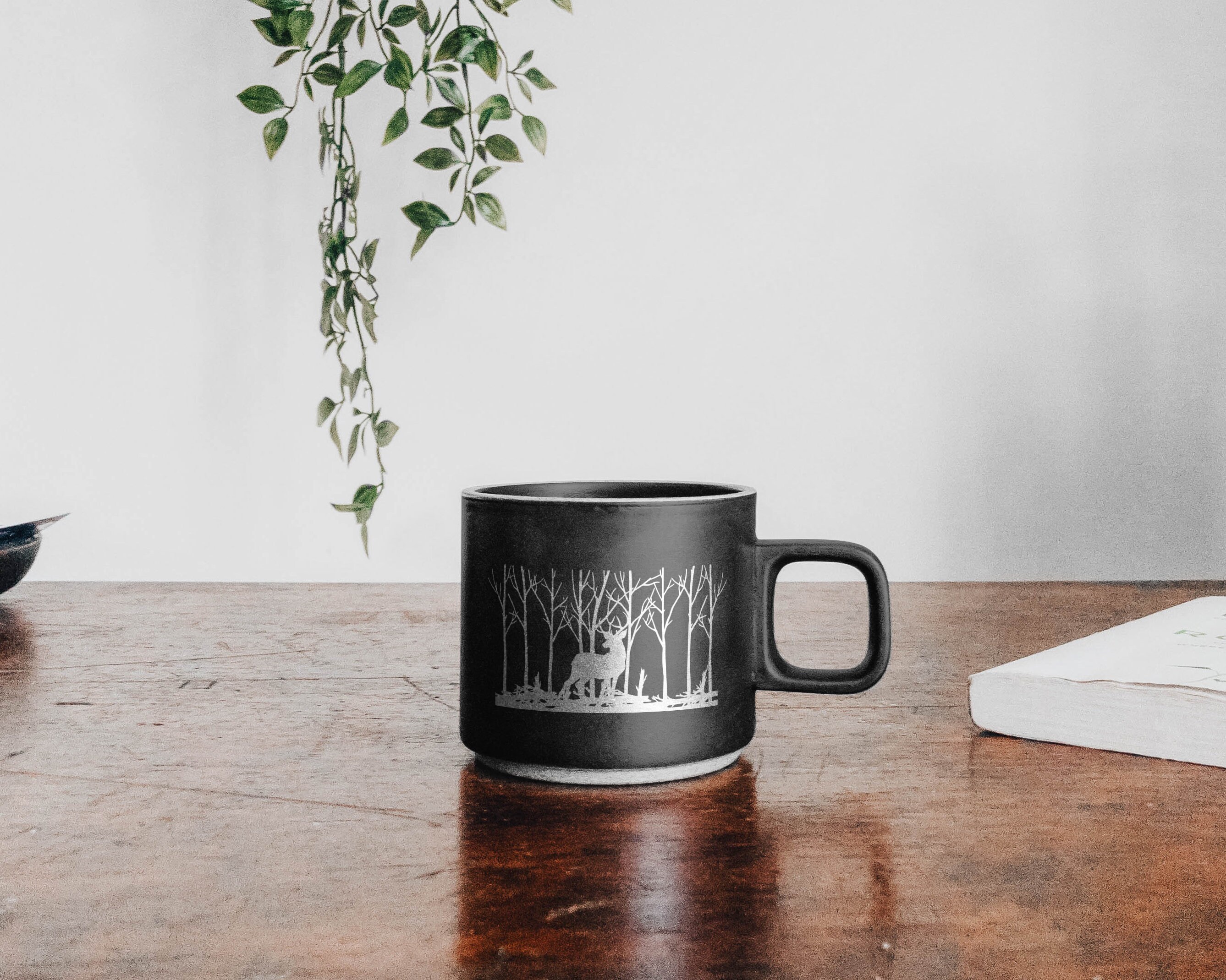 Albero caduto SVG Sentiero boscoso Svg Cervo nella foresta | Etsy