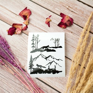 Wild Fox Hunting SVG Bundle, Baby Fox Forest Silhouette, Woodland Fox ...
