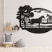 Field Horses Svg Vector Cut File, Farm Horse Silhouettes, Rural Welcome ...