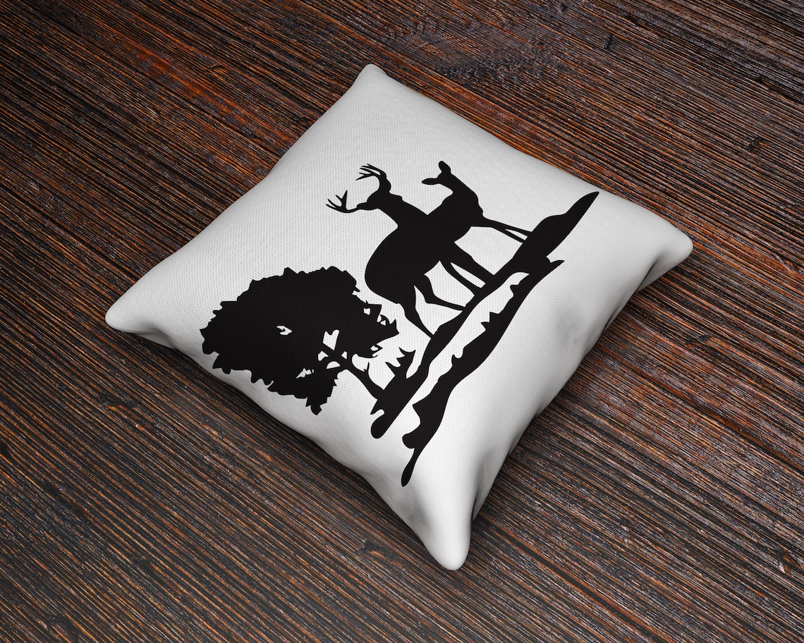 Buck and Doe in Forest Svg Bundle Forest Deer Scene Digital | Etsy