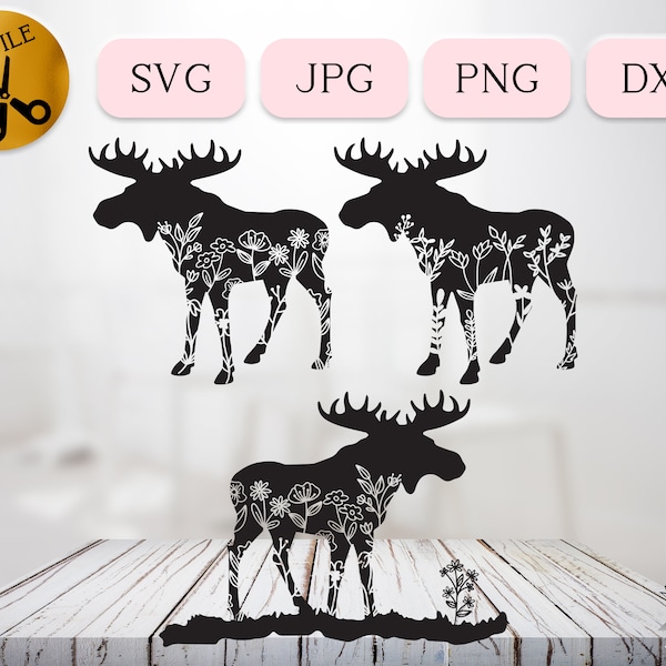 Moose Svg - Etsy