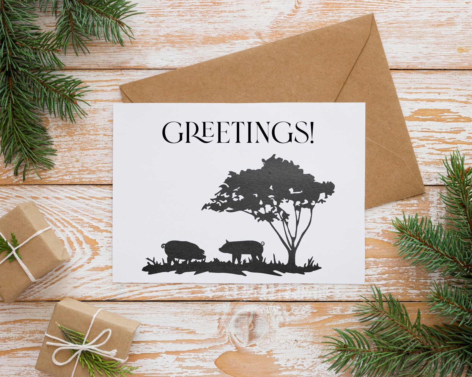 Pig Farmhouse SVG Bundle Cute Pig Scene Farm Pig Clipart - Etsy Canada