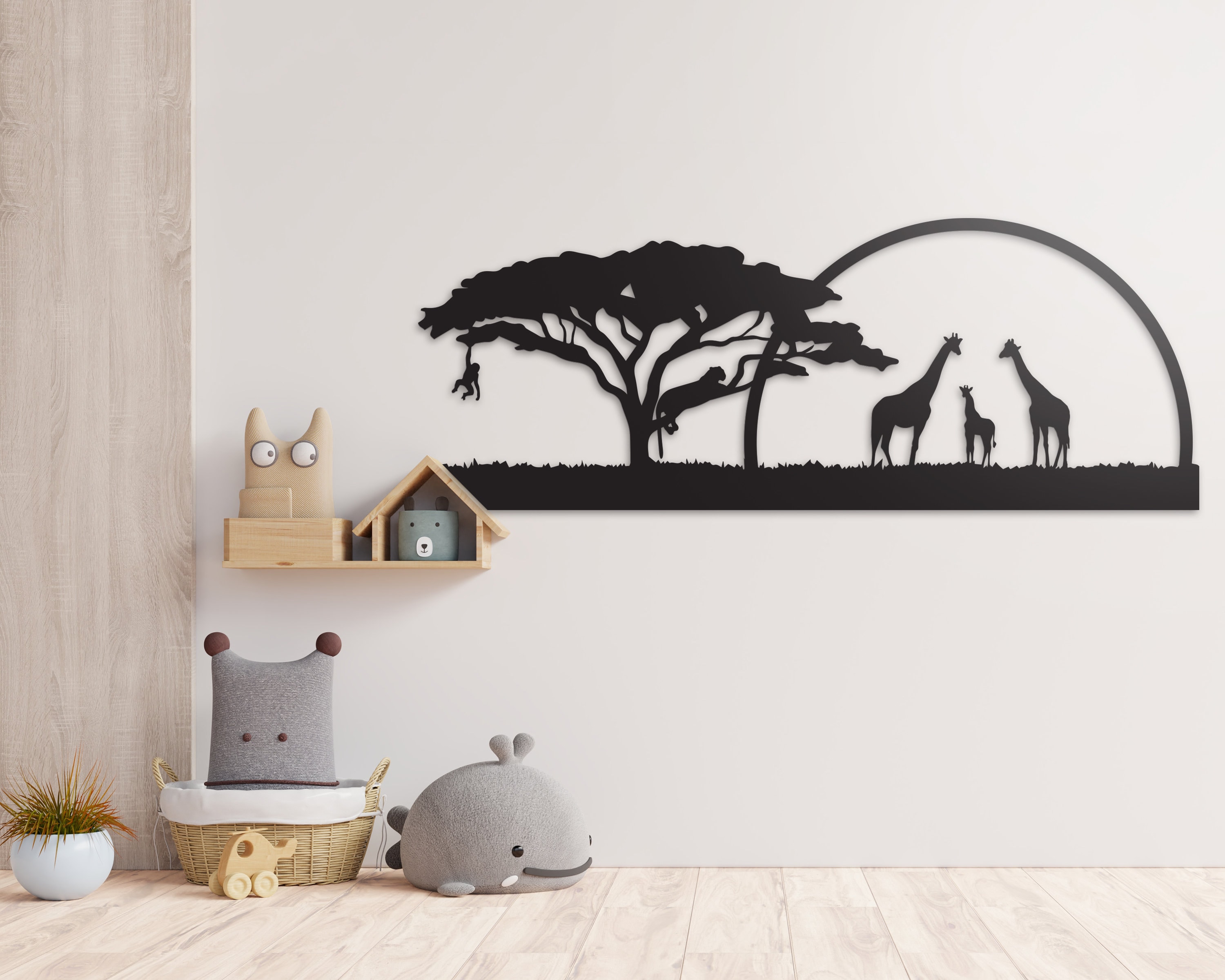 Safari Sunset SVG Bundle Safari Scene African Wildlife - Etsy